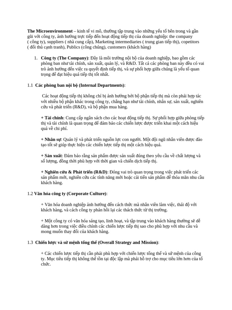 Microenvironment | PDF