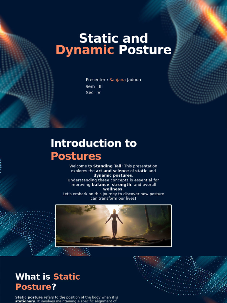 Static and Dynamic Posture | PDF | Balance (Ability)