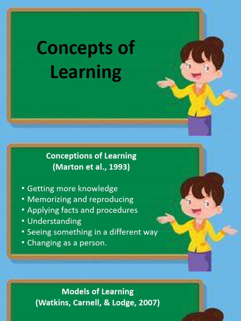 Lec 2 Concepts On Learning | PDF | Learning | Pedagogy