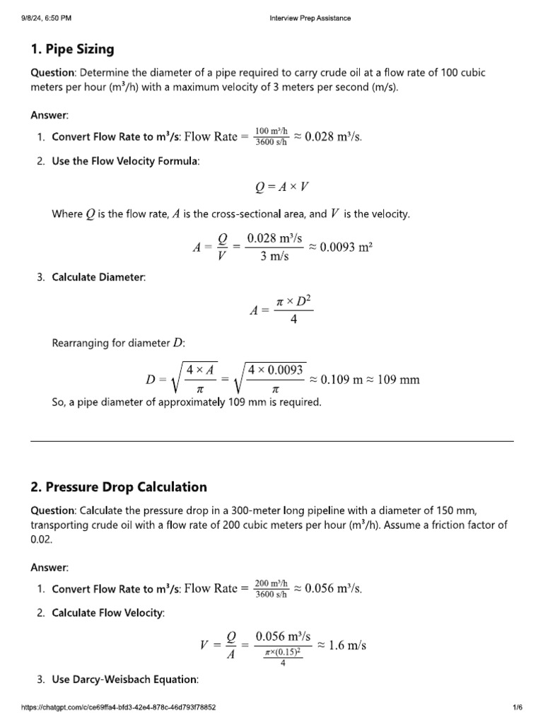 Piping - Design Calculations - Detail | PDF