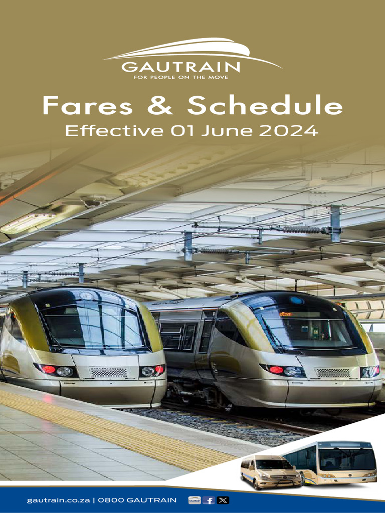 Fares Effective 01 June 2024 | PDF