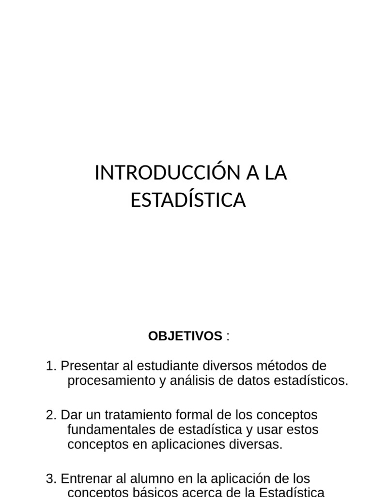 Introduccion A La Estadistica | PDF | Estadísticas | Estadísticas descriptivas