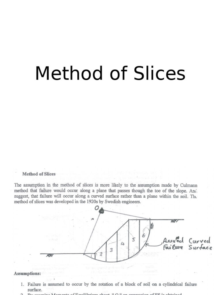 7a Method of Slices | PDF