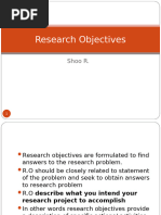 Objectives of the Study Explained | PDF | Methodology | Science