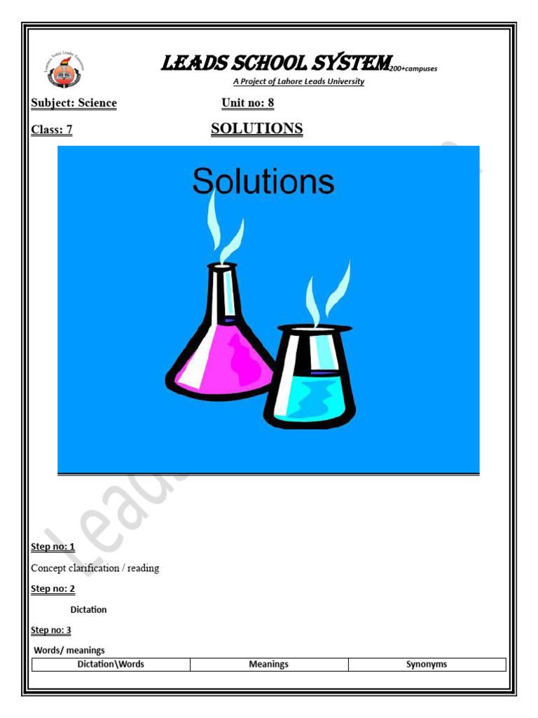Document From Muhammad Haseeb Baig | PDF | Solubility | Mixture