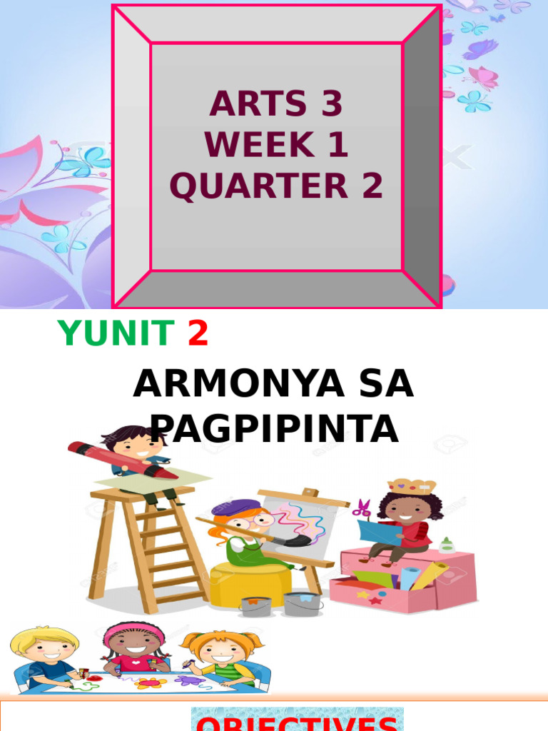 Arts Week 1 | PDF