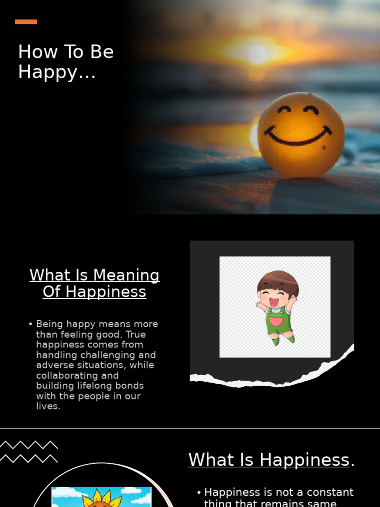 How To Be Happy.. | PDF