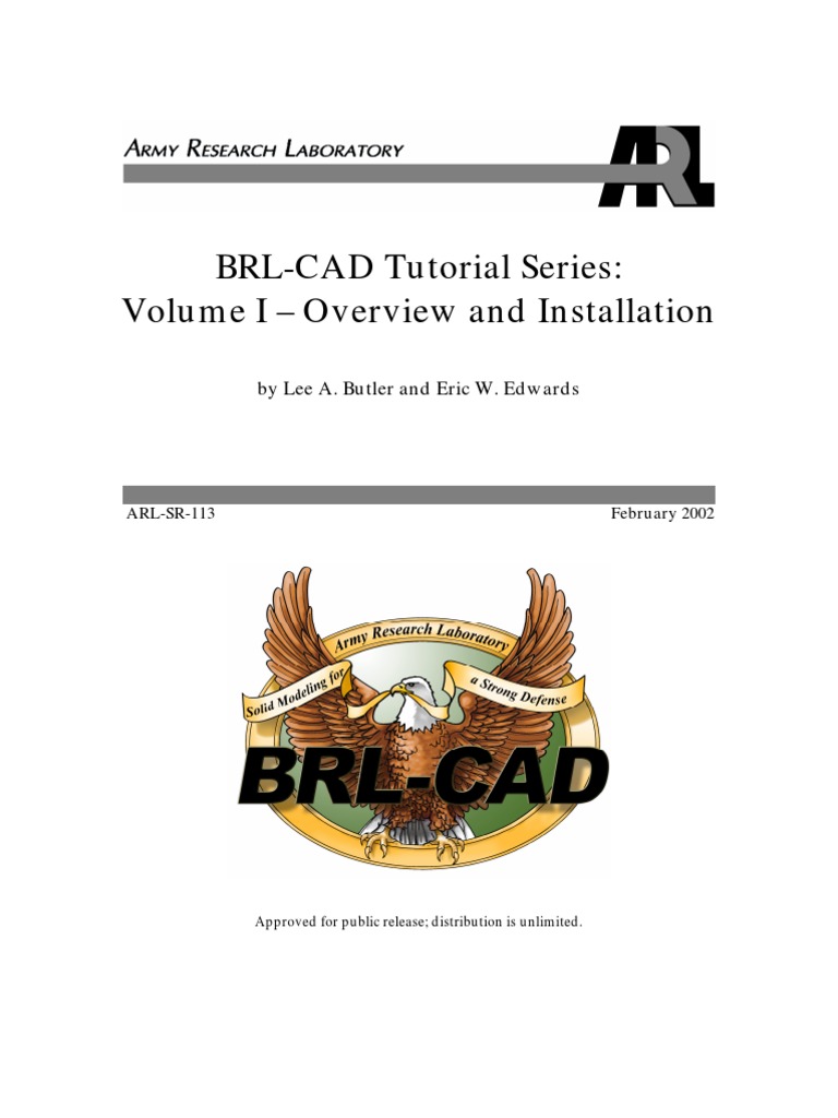 BRL-CAD Tutorial Series: Volume I - Overview and Installation | PDF