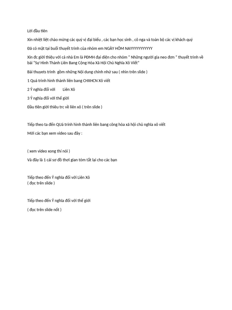 Lời đầu tiên | PDF