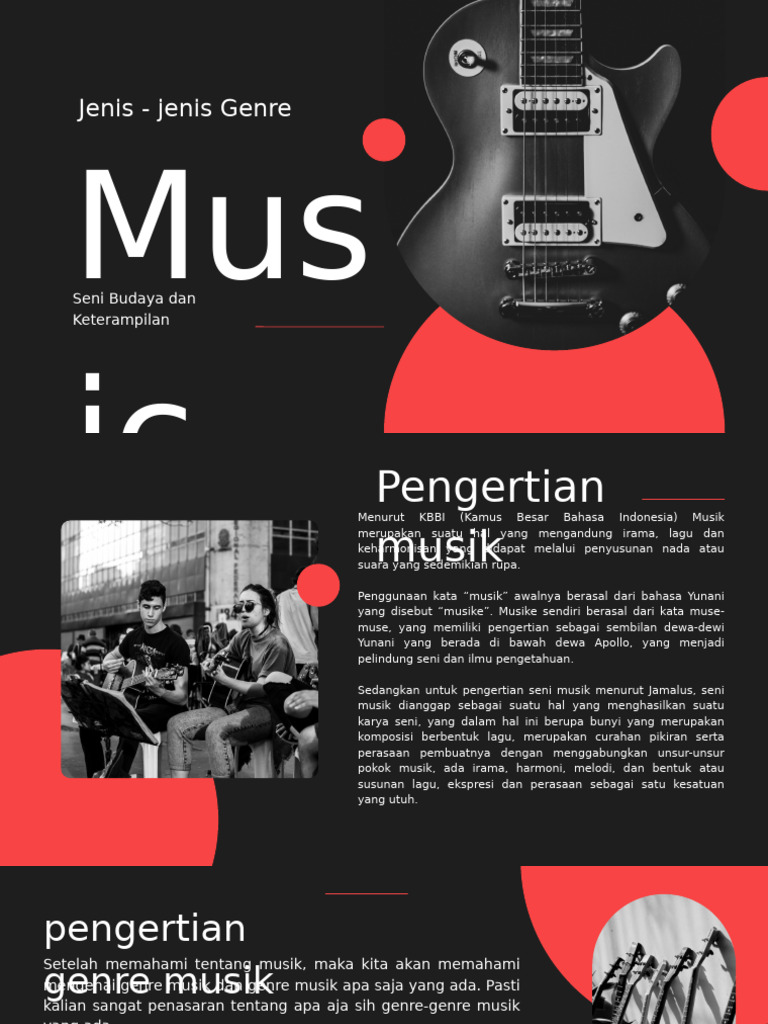 Jenis-jenis Genre Musik dan Pengertiannya | PDF
