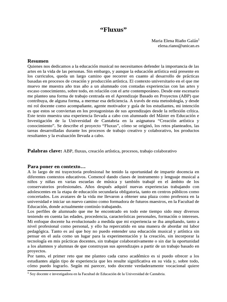 Fluxus ABP | PDF | Maestros | Arte de performance