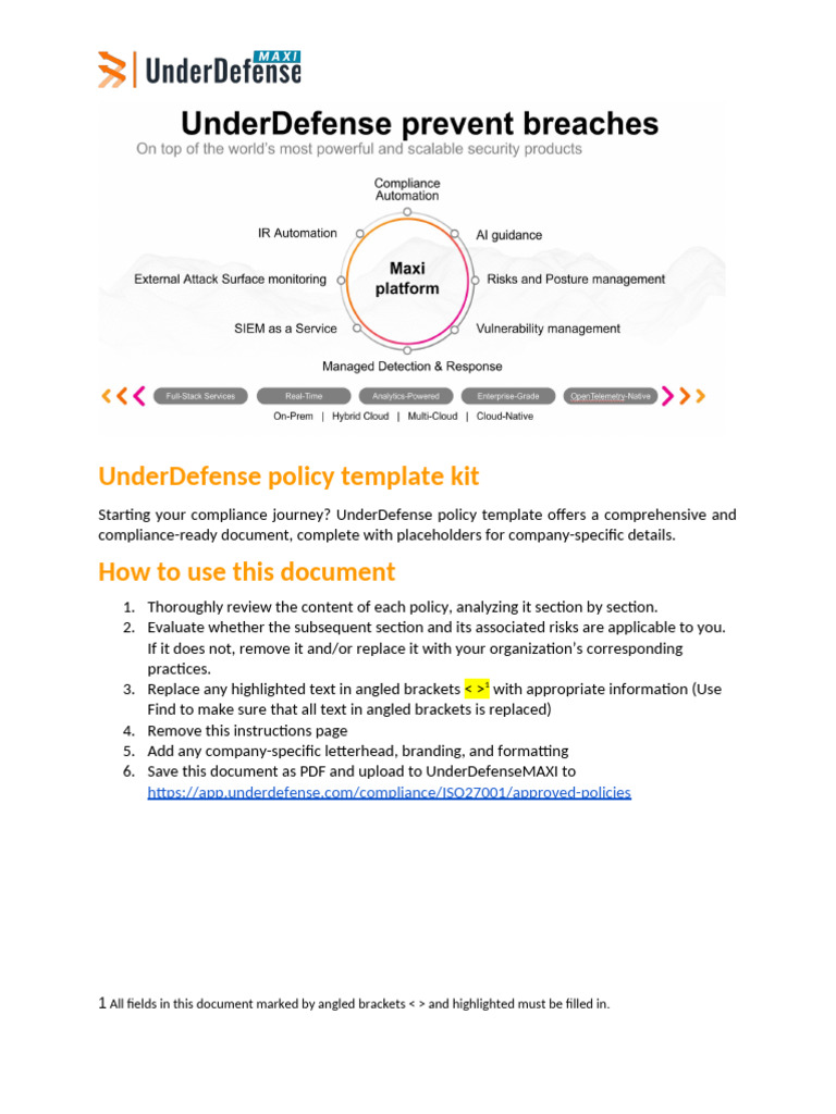 (UnderDefense MAXI) - Encryption Policy | PDF | Encryption | Key ...