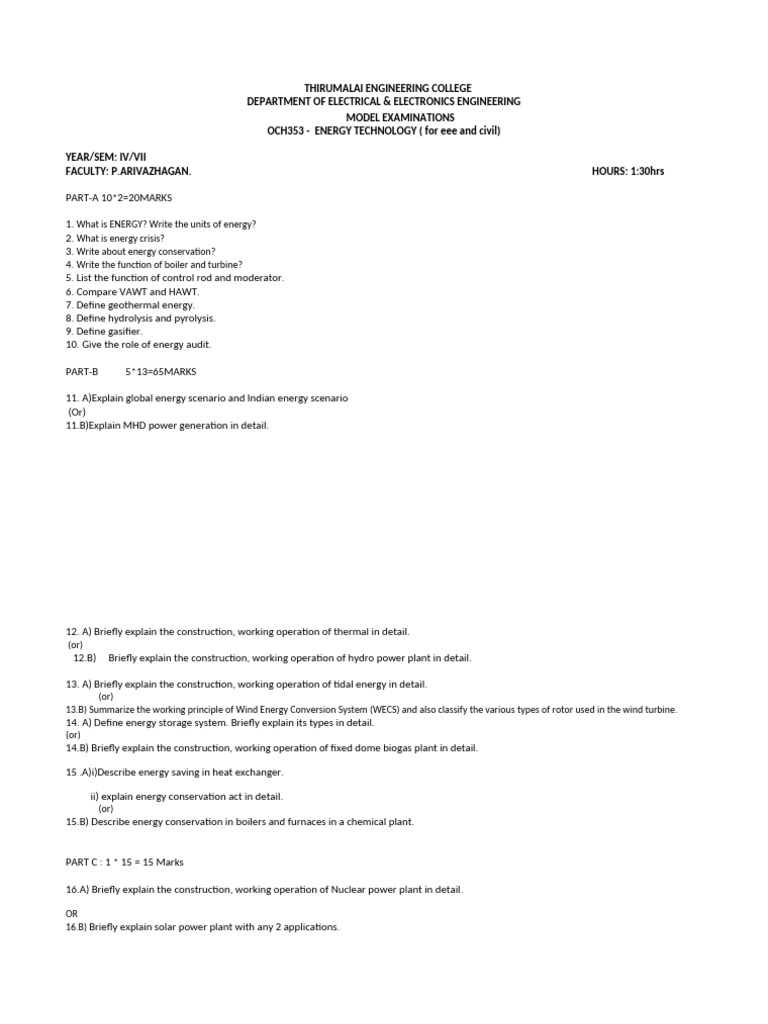 Model ET Nov 2024 | PDF | Science & Mathematics | Technology & Engineering