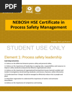 Nebosh Process Safety Management | PDF