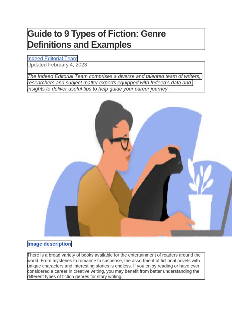 Understanding 9 Fiction Genres | PDF | Thriller (Genre) | Romance Novels
