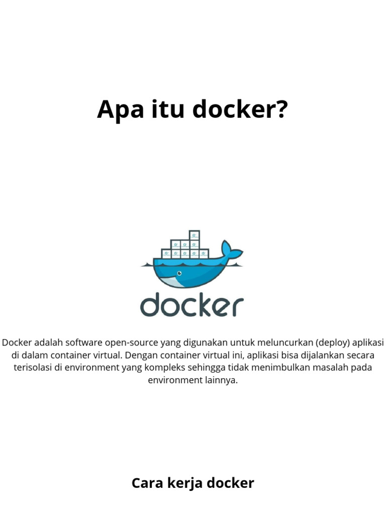 Apa Itu Docker 2 | PDF