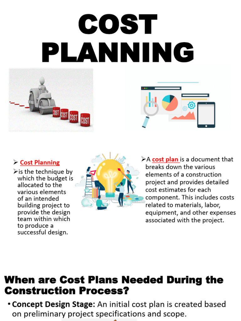 Construction Cost Planning Essentials | PDF | Expense | Loans