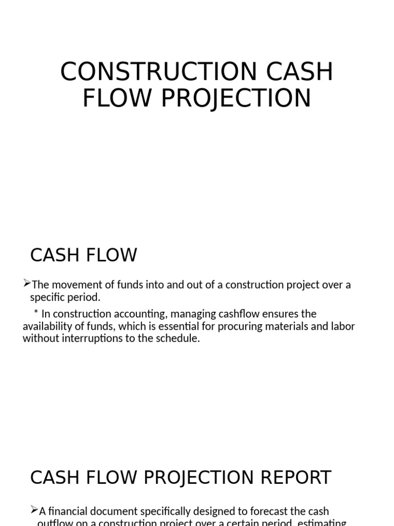Construction Cash Flow Management Guide | PDF | Finance & Money ...