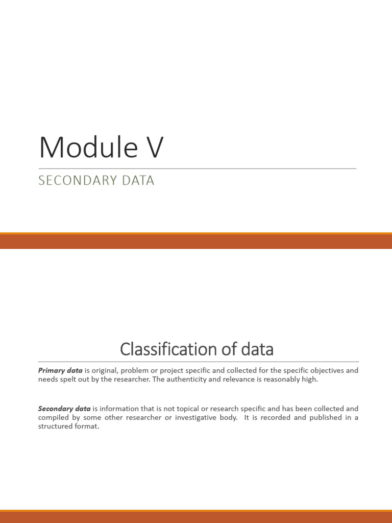 RM Module 5 | PDF | Methodology | Data