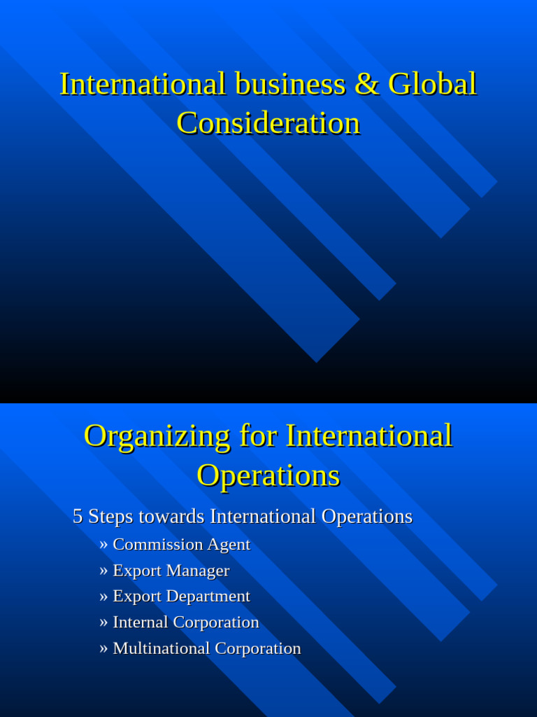 Lec 19 20 Global Considerations | PDF | World Trade Organization | General Agreement On Tariffs ...