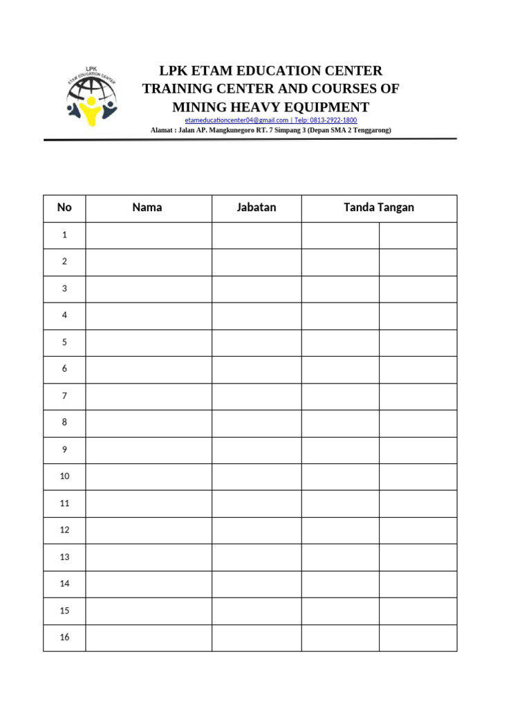 DFTR Hadir Nutup | PDF | Technology & Engineering