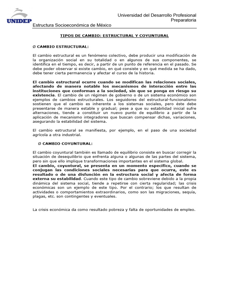 Tipos de Cambio Estructural y Coyuntural | PDF | Economias