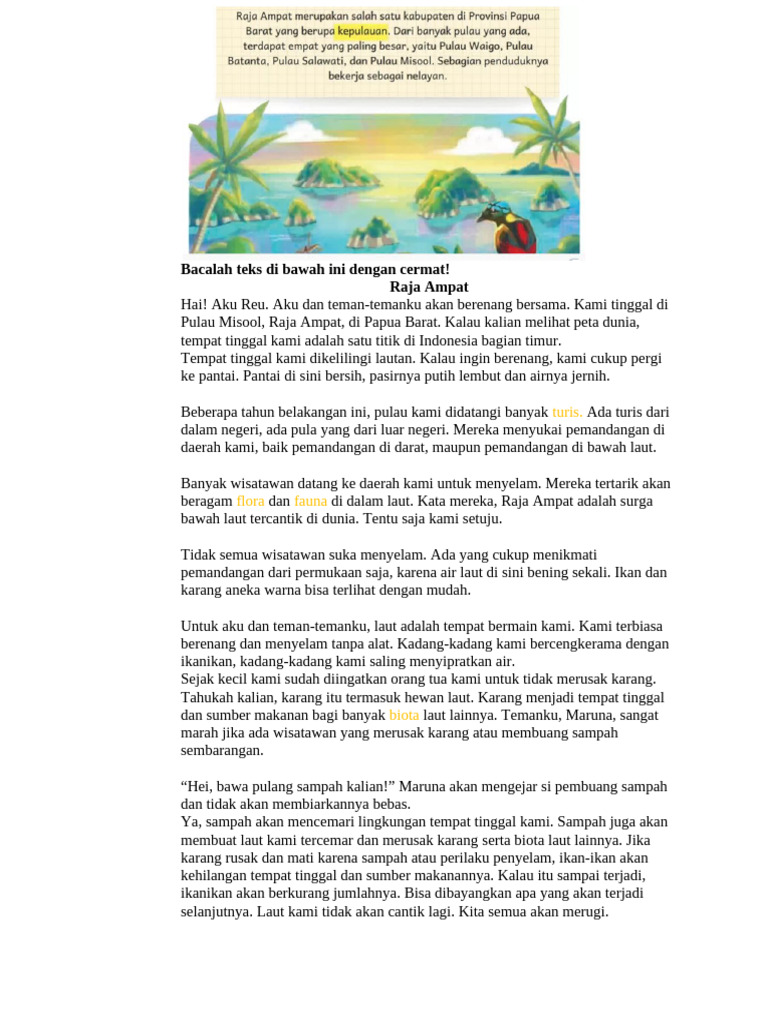 Bacalah Teks Di Bawah Ini Dengan Cermat Raja Empat | PDF Bacalah Teks Di Bawah Ini Dengan Cermat Raja Empat | PDF