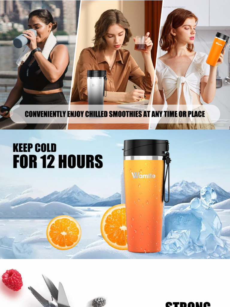 Portable Blender for Smoothies & Shakes | PDF
