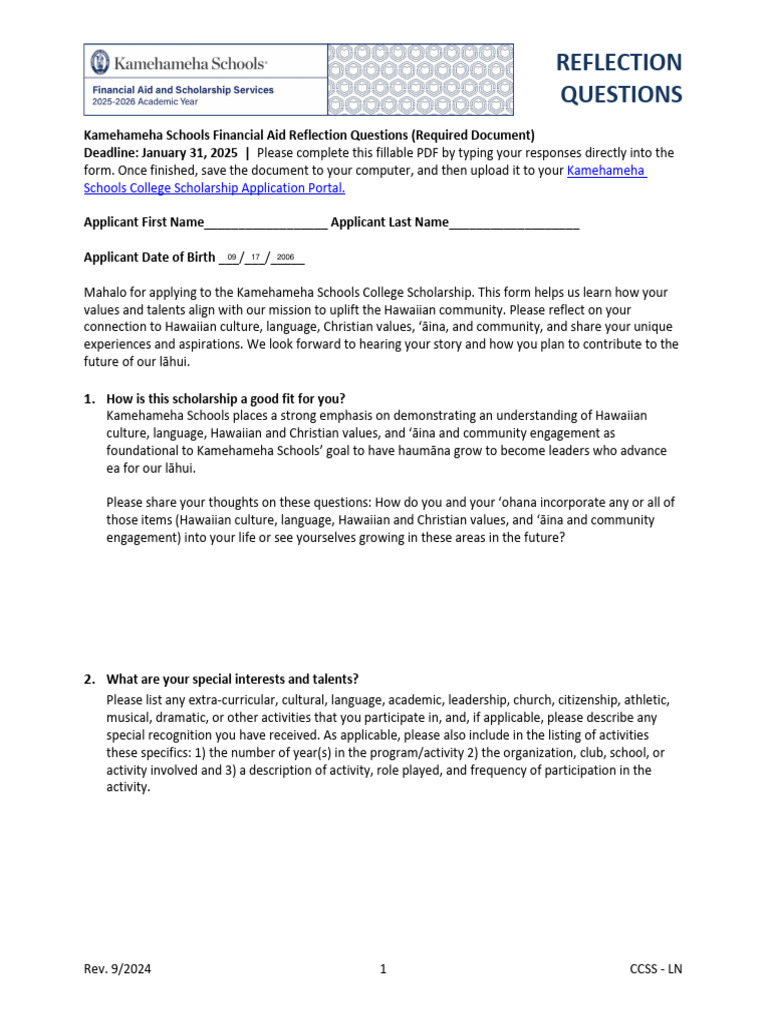 25-26 Reflection Questions | PDF