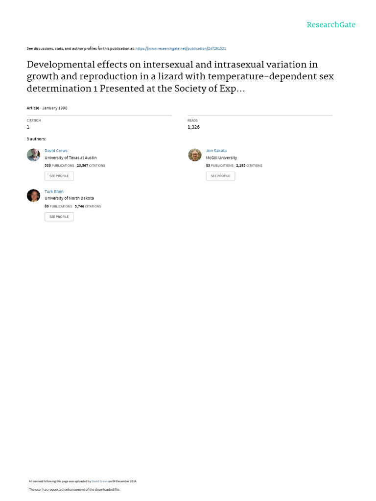 DVL Effects Comp Biochem | PDF | Hypothalamus | Androgen