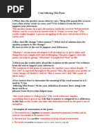 Quiz Advanced After Hurricane | PDF | Poetry