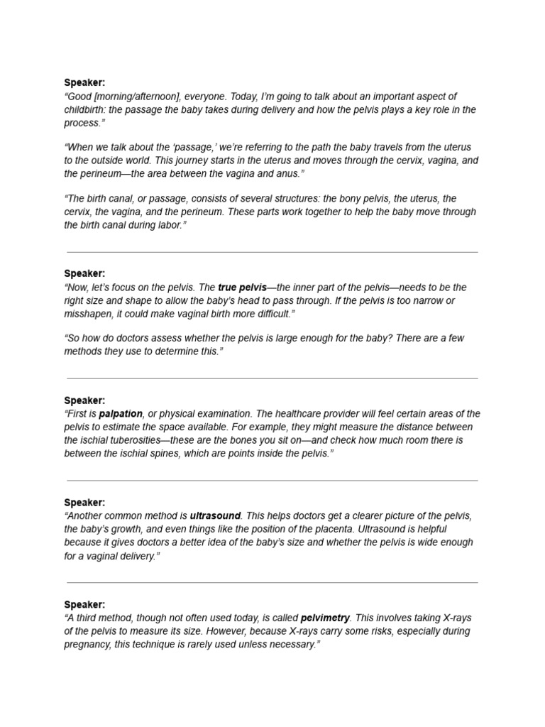 4 - Passageway Script | PDF