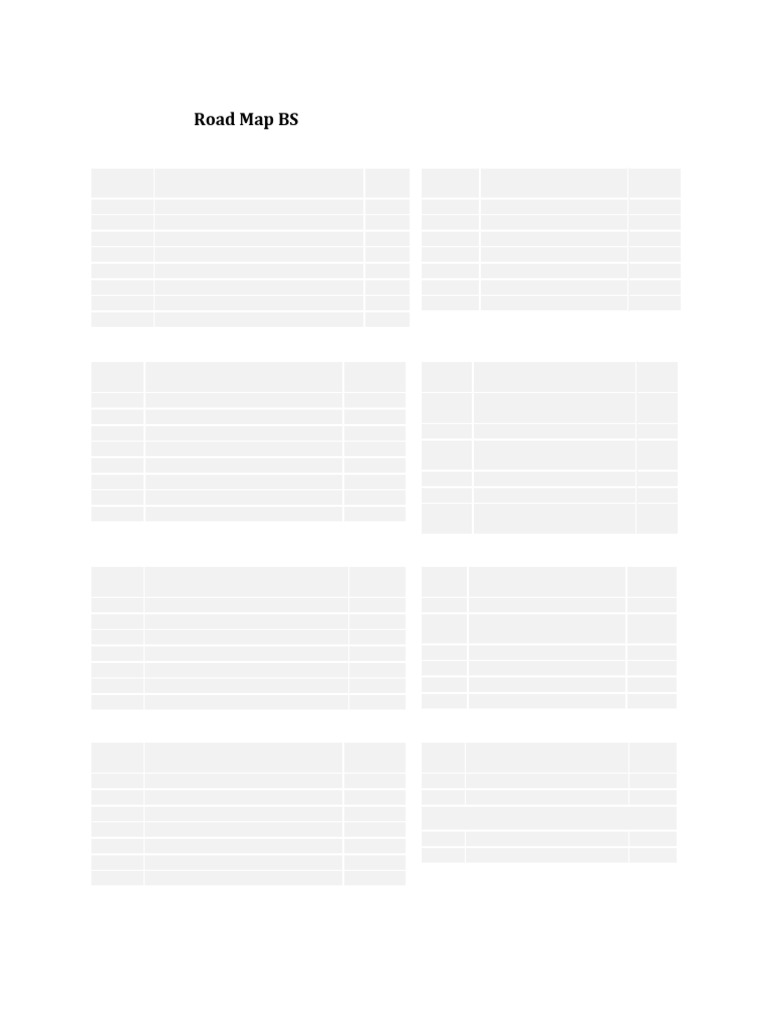 Road Map BS (CS) 2021-25 | PDF | Compiler | Android (Operating System)