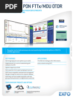 EXFO OTH-7000 Fiber Monitoring System | PDF | Optical Fiber | Decibel