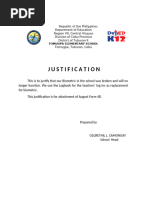 Justification Letter Biometric March 2018 | PDF
