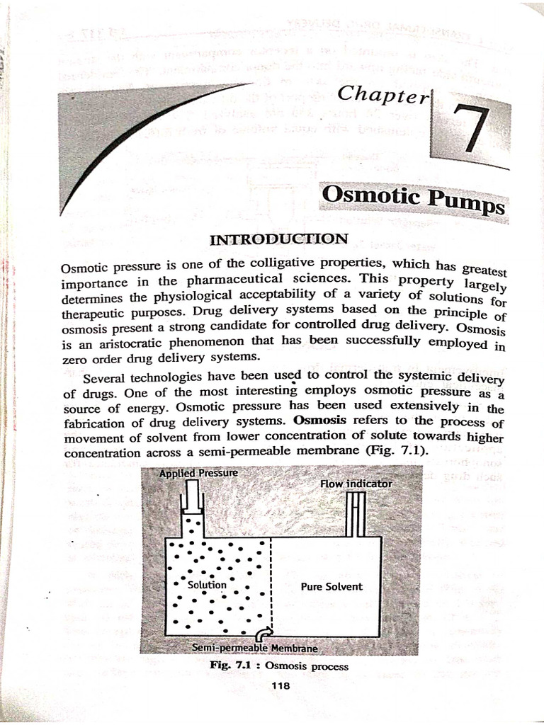 Osmotic Pump | PDF