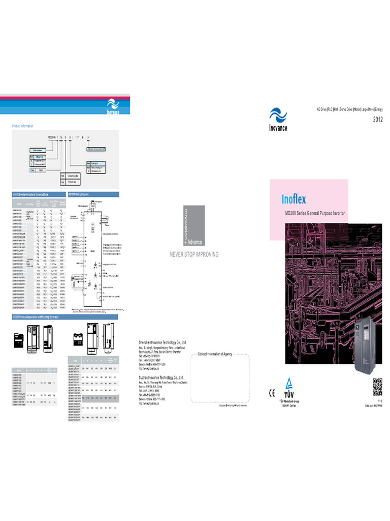Inovance md280 VFD User Manual 2 en | PDF