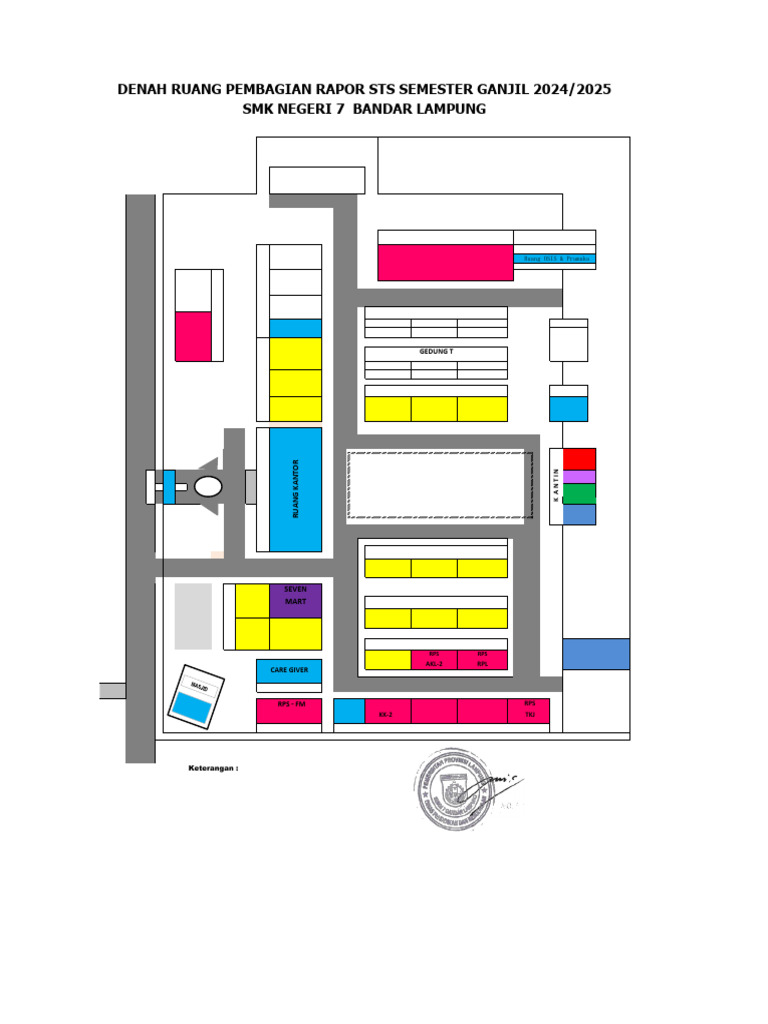 Denah Bagi Rapor STS Ganjil 2024-2025 | PDF