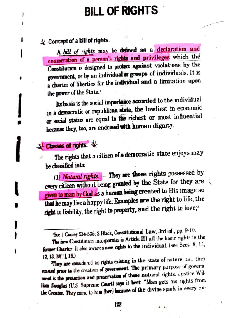 Bill of Rights | PDF