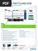 EXFO OTH-7000 Fiber Monitoring System | PDF | Optical Fiber | Decibel