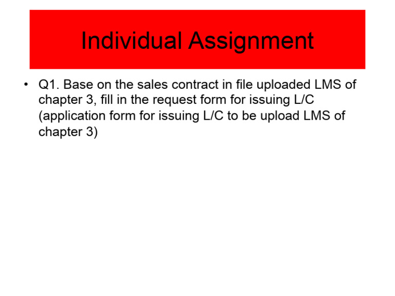 Individual Assignment Chapter 3 | PDF Individual Assignment Chapter 3 | PDF