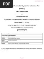 UDISE+ Student Module | PDF