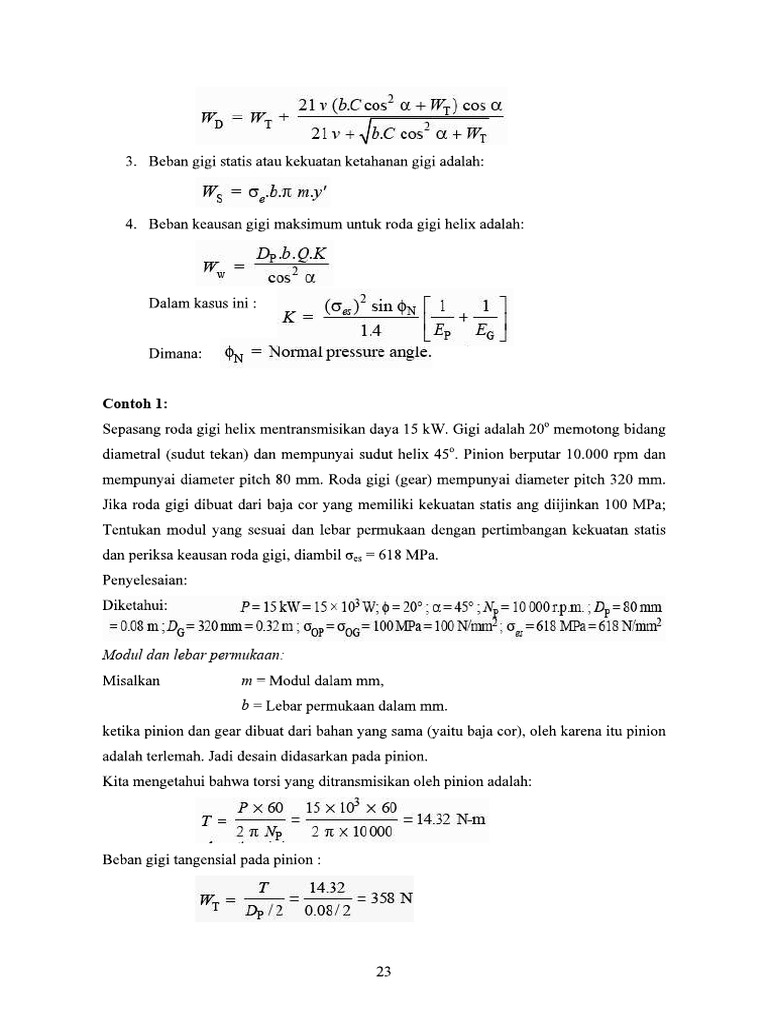 Elemen Mesin III - 5 | PDF
