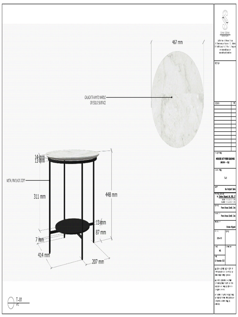 Id16 - Table Detail - House at Puri Gading | PDF | Sports & Recreation