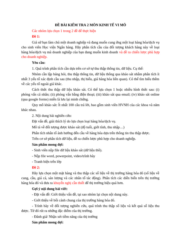 Bai Tap Lon - de Bai KT 2 | PDF