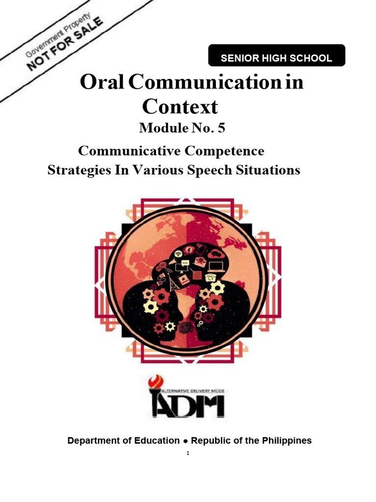 Oral CommuniCation Module 5.PDF for Students | PDF | Nonverbal Communication | Communication