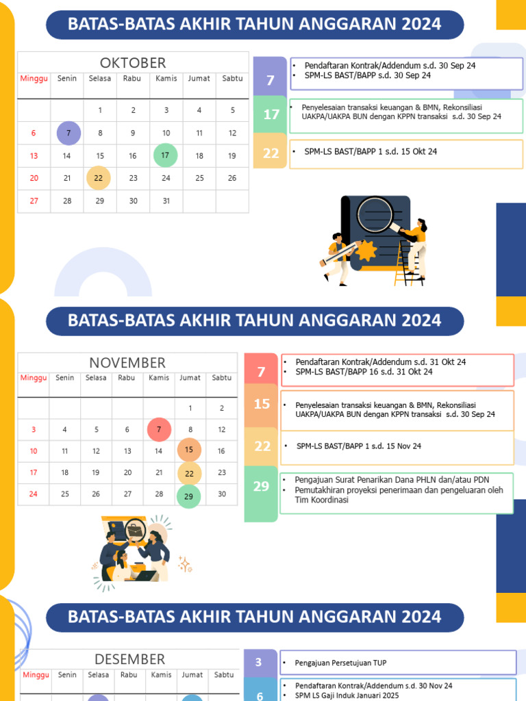 Kalender LLAT Tahun Anggaran 2024 | PDF