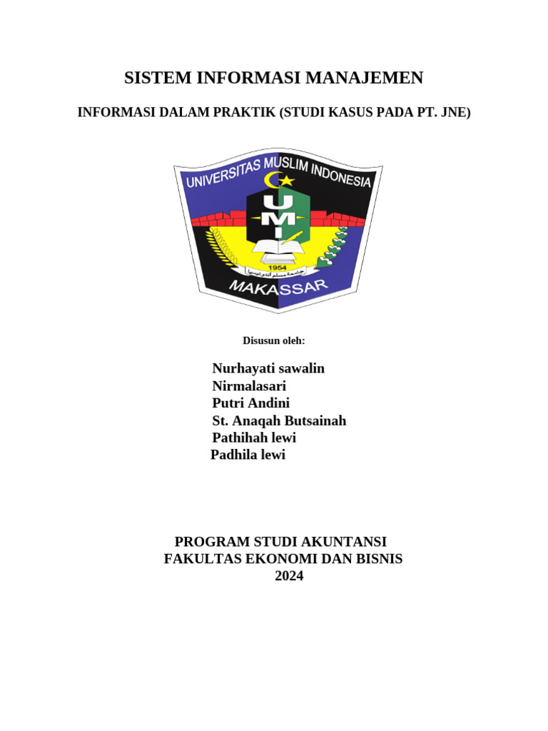 Kelompok 2 SIM Kasus JNT | PDF
