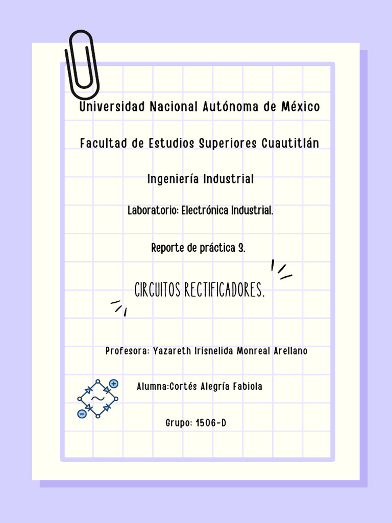 Práctica de Circuitos Rectificadores | PDF | Rectificador | Red eléctrica