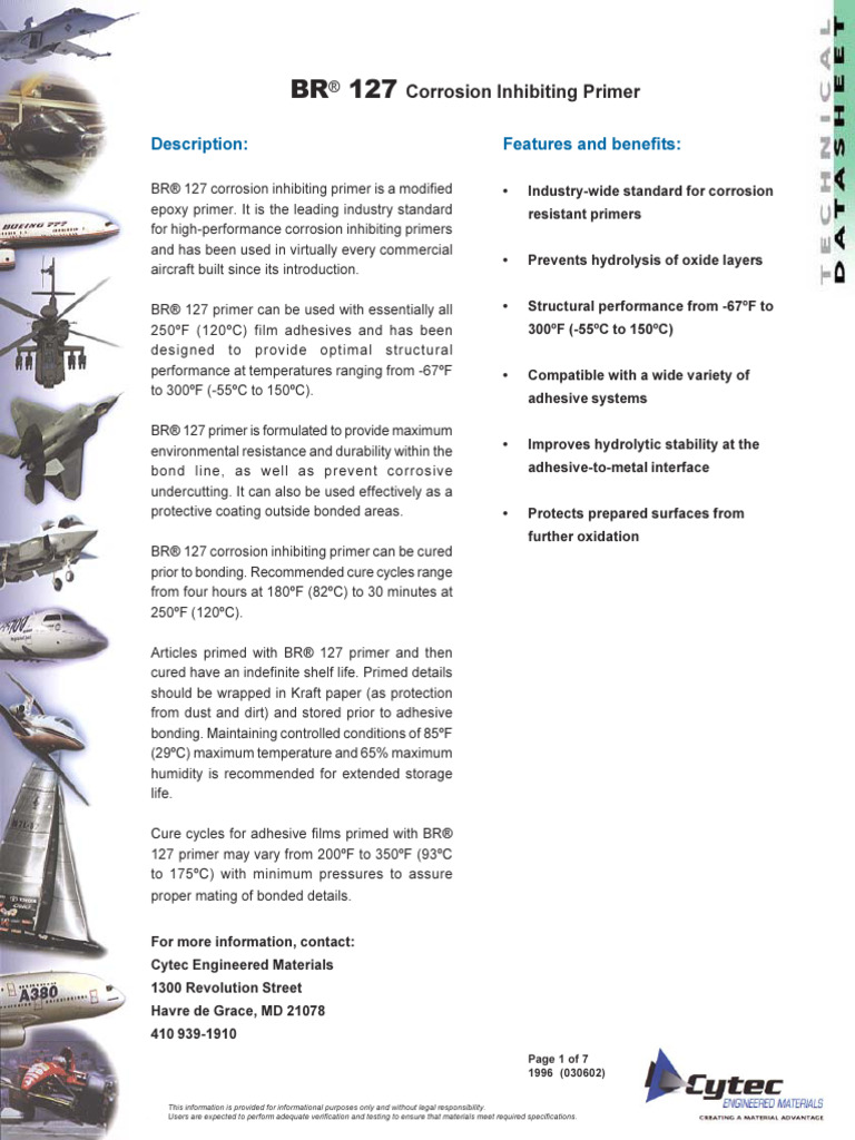 BR 127 Primer | PDF | Corrosion | Adhesive